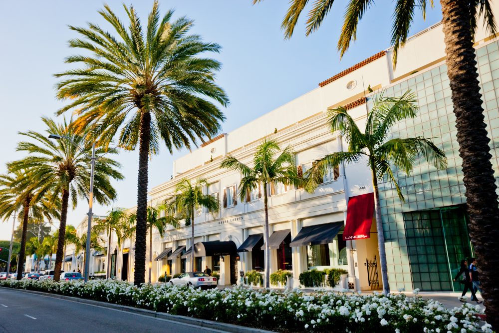 Ferrari Luxury Retail Location on Rodeo Dr, Beverly Hills